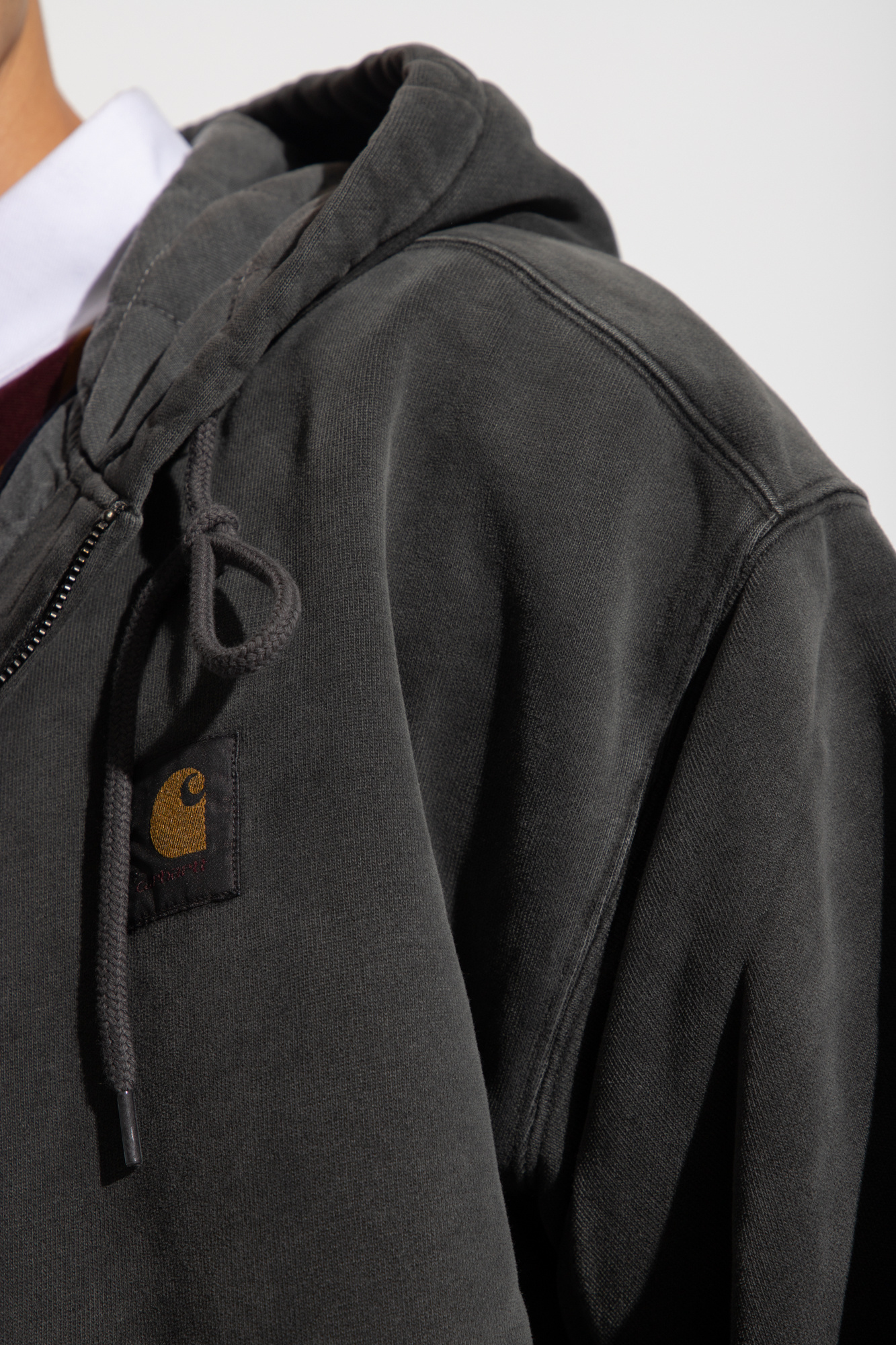 Grey 'Vista' Men hoodie Carhartt WIP - SchaferandweinerShops Grey 'Vista' Men hoodie Carhartt WIP - SchaferandweinerShops
